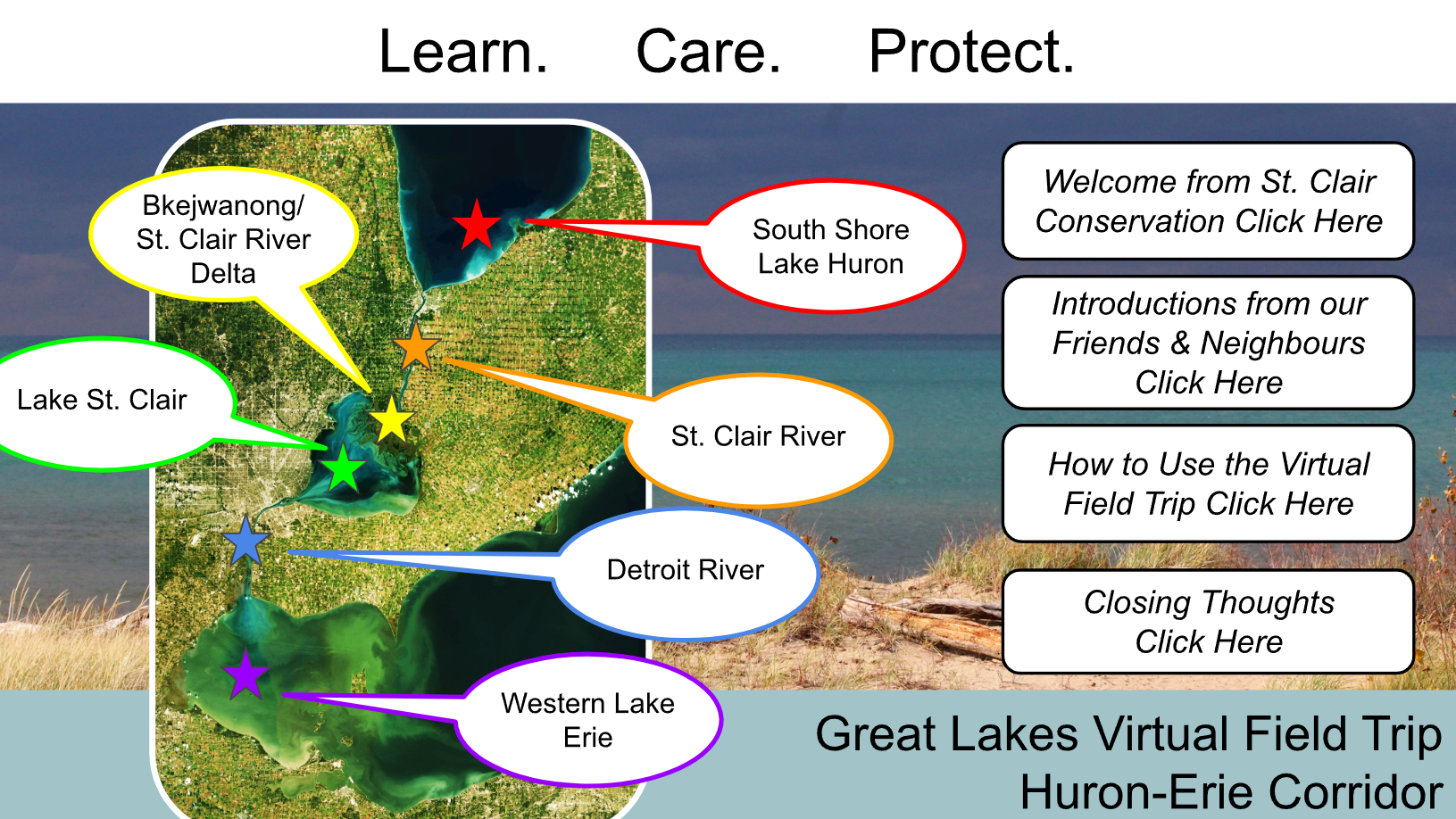 Great Lakes Virtual Field Trip: The Huron-Erie Corridor – Sydenham ...